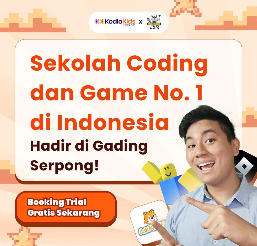 Kodio Kids Gading Serpong - Kursus Coding & Game untuk Anak - KodioKids